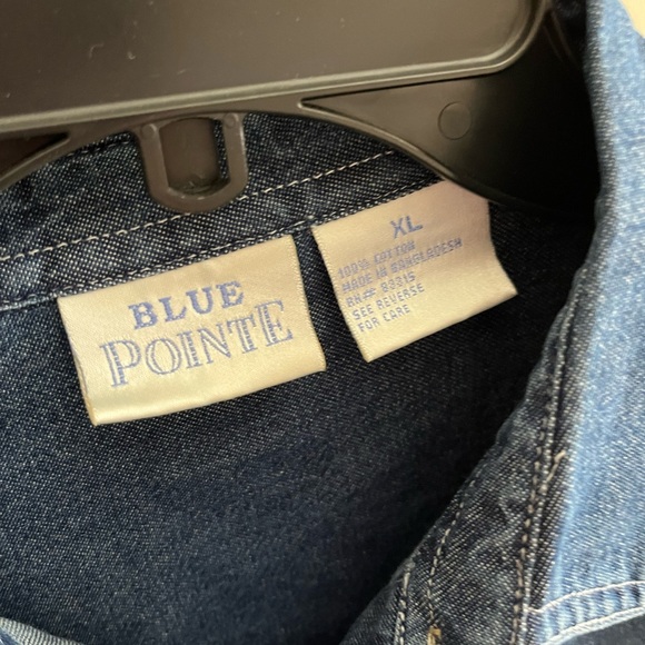 Blue Pointe | Shirts | Mens Blue Pointe Denim Shirt | Poshmark